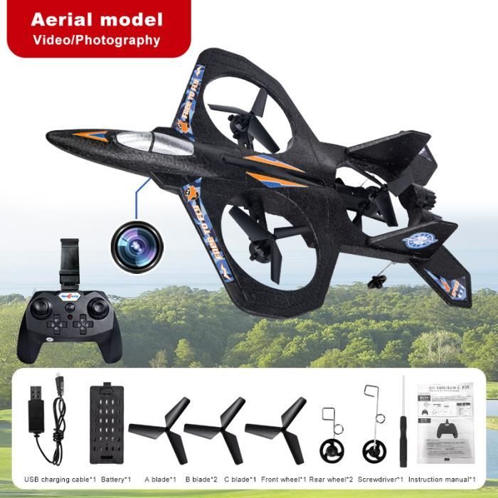 Couleur HW35 Noir W Caméra Avion RC SU-27 hélicoptère télécommandé 2.4G ...