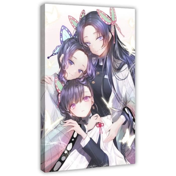 AIMASHI Poster d'animation Demon Slayer Tsuyuri Kanao Kochou Kanae ...