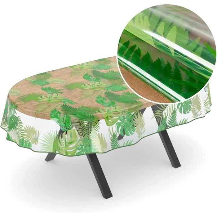 Nappe En Toile Cirée Transparente - Film De Protection De Table - Motif ...