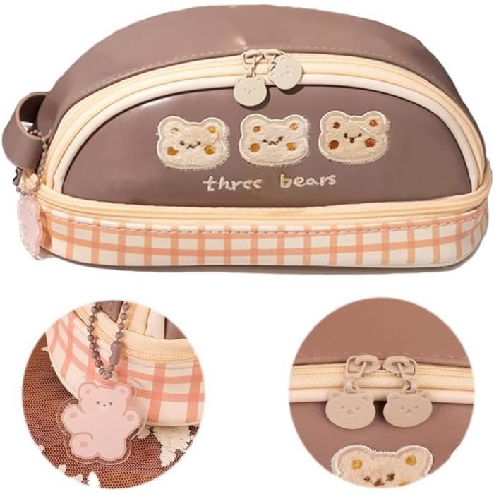 Ours Trousse À Crayon Sac Crayons Glissière Trousse A Crayons De Grande ...