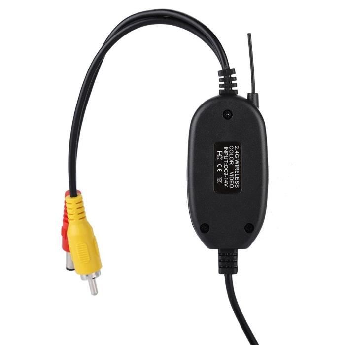 Dilwe Récepteur émetteur caméra Kit émetteur-récepteur sans fil 2.4G ...