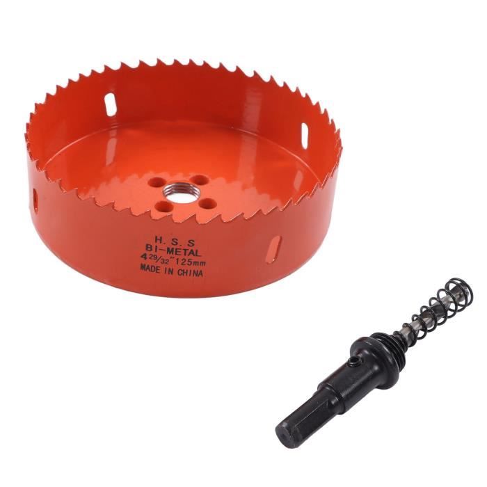 LIU-7615069247704-Scie cloche en acier rapide Scie cloche avec mandrin ...