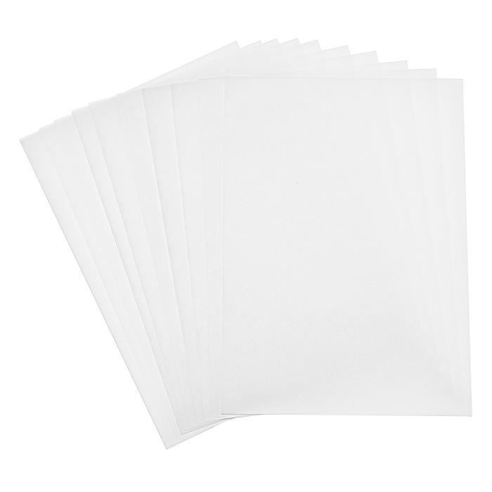 Papier transparent - FOLIA - A4 - 10 feuilles - Blanc - Imprimantes jet ...