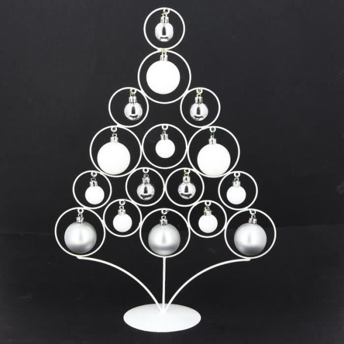 SAPIN DE NOEL - ARBRE DE NOEL Arbre de Noël en métal avec boules ...