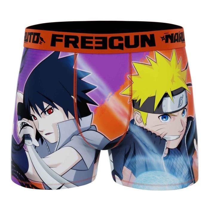 Boxers Homme Naruto Shippûden - Freegun - Violet - Microfibre ...