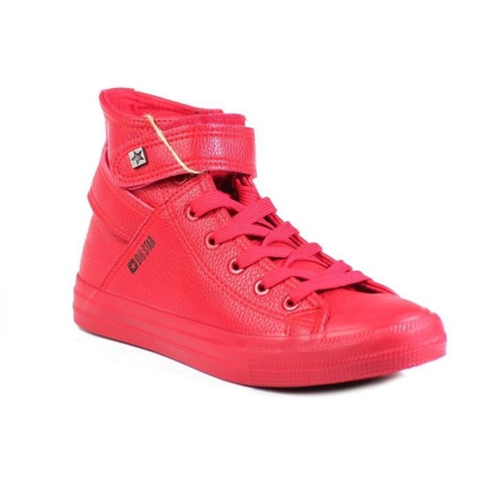 BIG STAR Baskets V274529 Rouge - Femme/Adulte Rouge - Cdiscount Chaussures