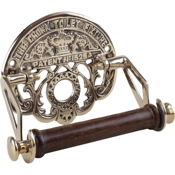 Acl Porte Rouleau De Papier Toilette Mural En Forme De Couronne Pour Salle De Bain – Porte ...