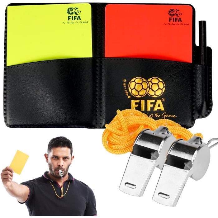 Carton Arbitre Set, Sports Cartes Arbitre Football avec Carnet d ...