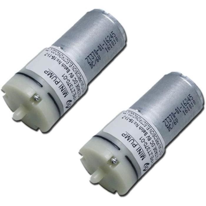 Mini Moteur de Pompe à Air de CC 6V pour l'oxygène de Réservoir d'aquarium Circulant,370 Micro ...