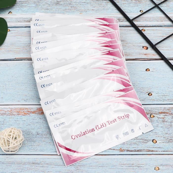 SURENHAP Bandelette de test d'ovulation 20pcs Ovulation Test Strip ...