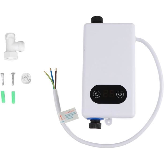Mini Chauffe-Eau Électrique Sans Réservoir, Chauffe-Eau Sans Réservoir 220 V 3400 W, Chauffe-Eau ...