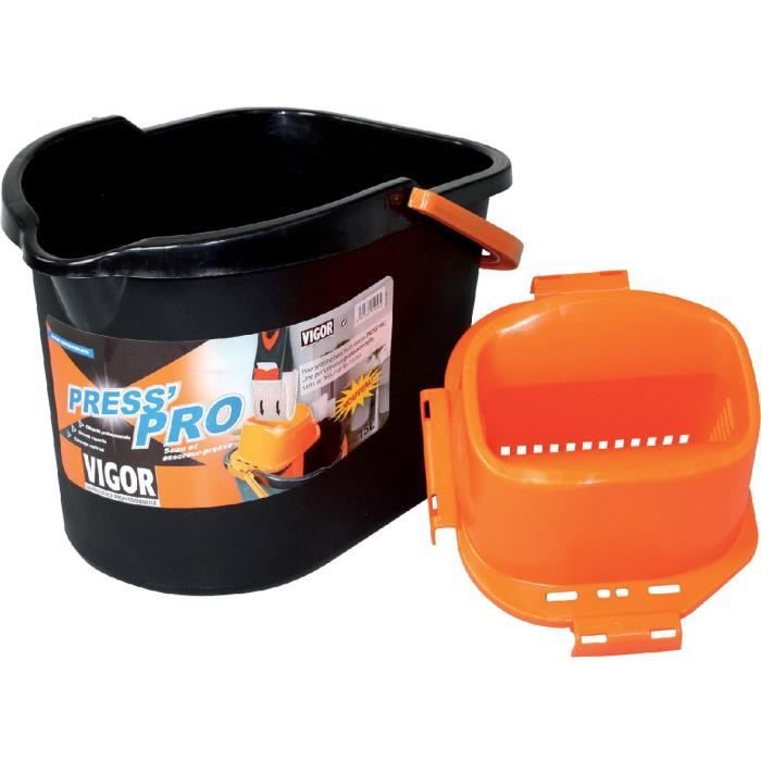 Lave sol Press pro Vigor - Seau + essoreur - Cdiscount Au quotidien