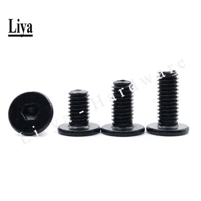 VIS,304 Black-M4 10pcs-5mm--10-50pcs Cm M2 M2.5 M3 M4 M5 M6 Hexagonale À Six Pans Creux Tête ...
