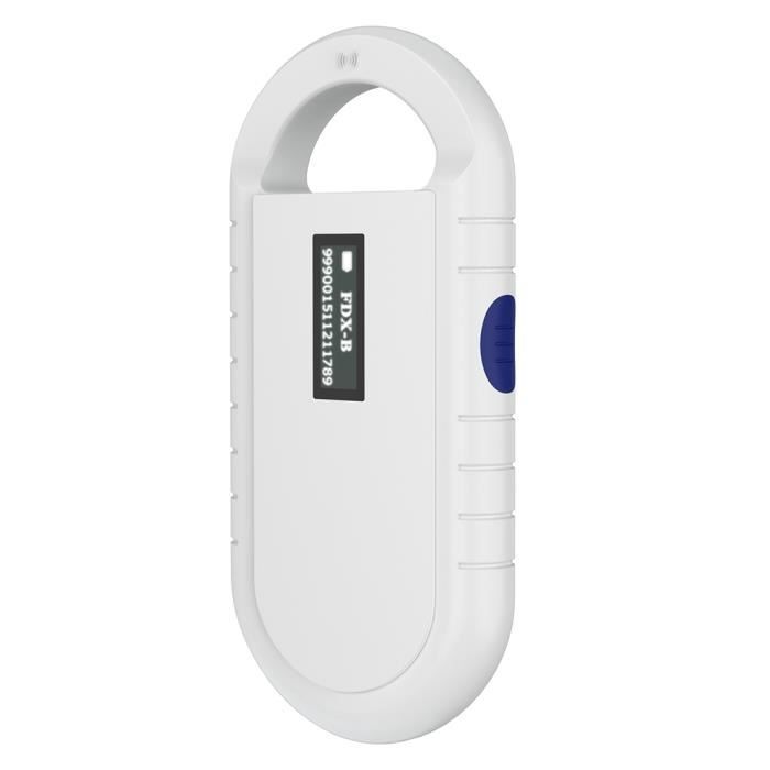 Zerone Scanner RFID Lecteur à Main Portable de Puces d'Animaux Lecteur ...