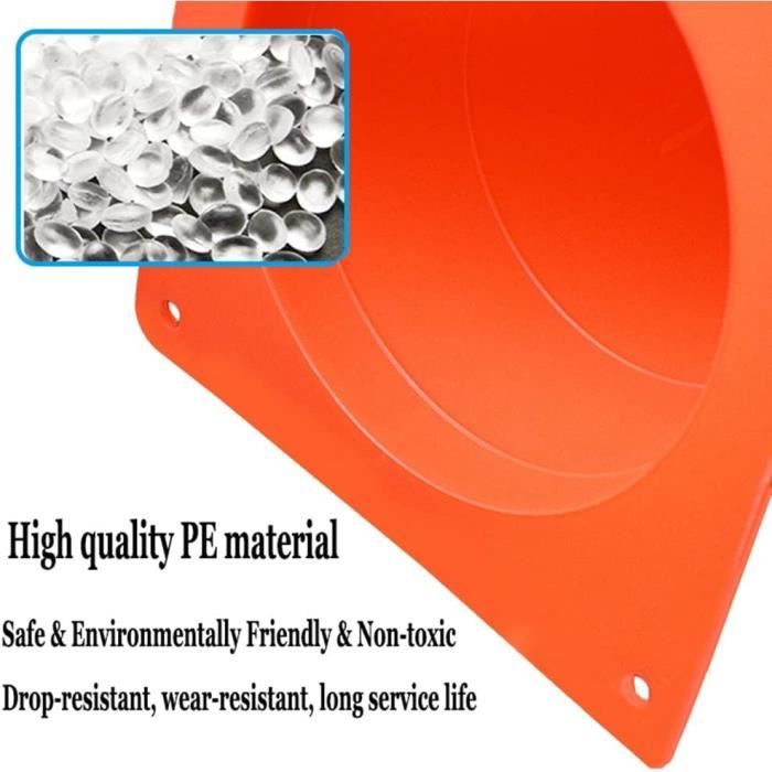 Plots de Marquage Cône de Formation de trafic de 7 Pouces, intérieur et ...