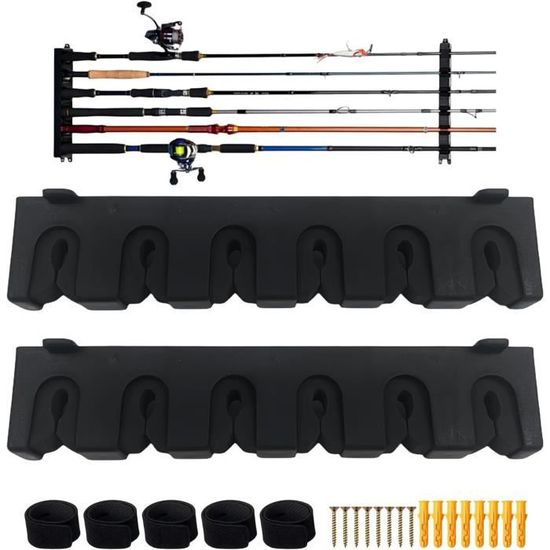 1 Paire Support Canne À Pêche, Porte Canne À Pêche, Ratelier Canne A ...