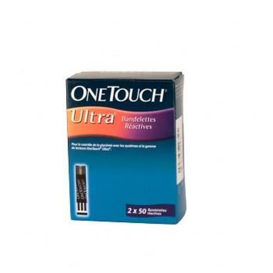 One Touch Ultra 100 bandelettes - Cdiscount Santé - Mieux vivre