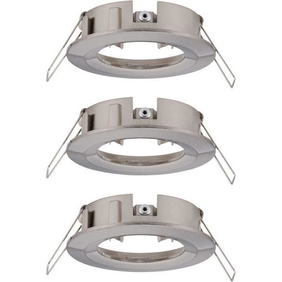 92479 Led Choose Fixe Max. 3X10 Watts Spot Plafond Acier Brossé Lampe ...
