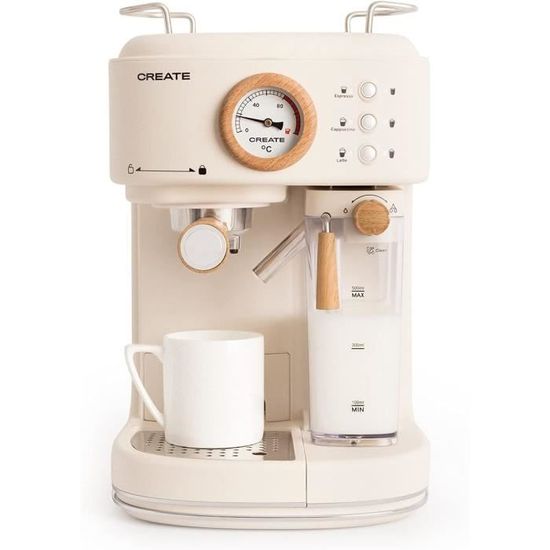 Ehskzjh - Thera Matt Pro-Machine À Espresso Semi-Automatique Blanche ...