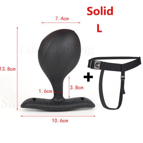 STIMULATEUR - PLUG - CHAPELET ,Solid-Pant-L--jouets anaux Super grands portables, gros ...