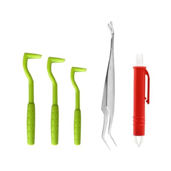 Kit complet Pince et Crochet a tique, Produit anti tique ...