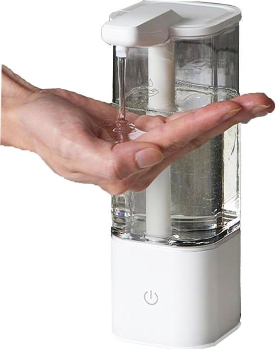 Automatic Soap Dispenser Touchless Rechargeable Hand Sanitizer Dispenser for Kitchen Bathroom Sink Sensor Soap couleurs m Largeight