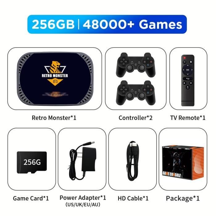 RM-256 Go-706W-2 - Consoles de jeux vidéo rétro Amlogic S905tage, Sega ...