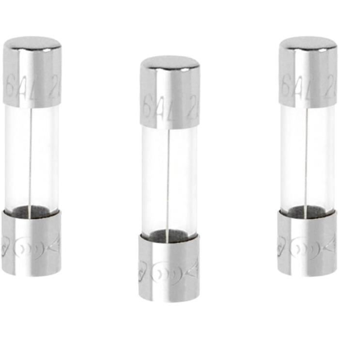 Fusibles En Verre Pour Auto - Fusible Électronique Rapide 6a Sachet 3 ...
