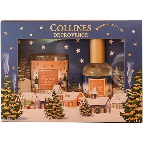 Coffret Parfum D'Intérieur + Bougie Parfumée Cannelle Orange ...