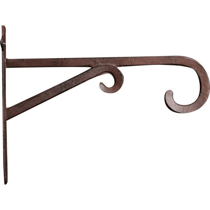Tablette en fonte avec crochet mural en fonte inoxydable L36xPR5xH27 cm ...