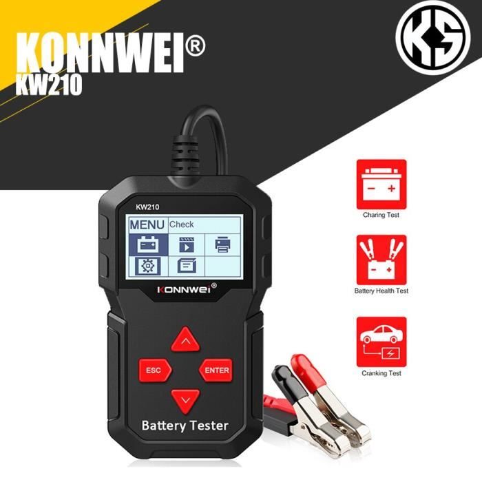 KW210 Testeur Intelligent Automatique de Voiture 12V Analyseur ...