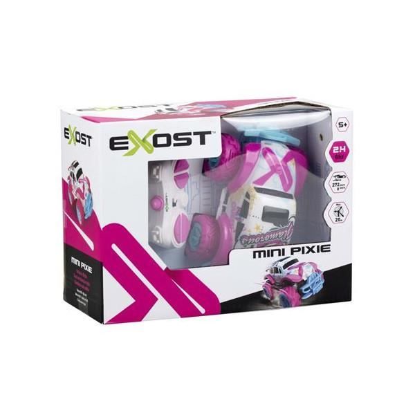 Voiture radio commandée Exost Mini Pixie Rose et Blanc - Cdiscount Jeux - Jouets