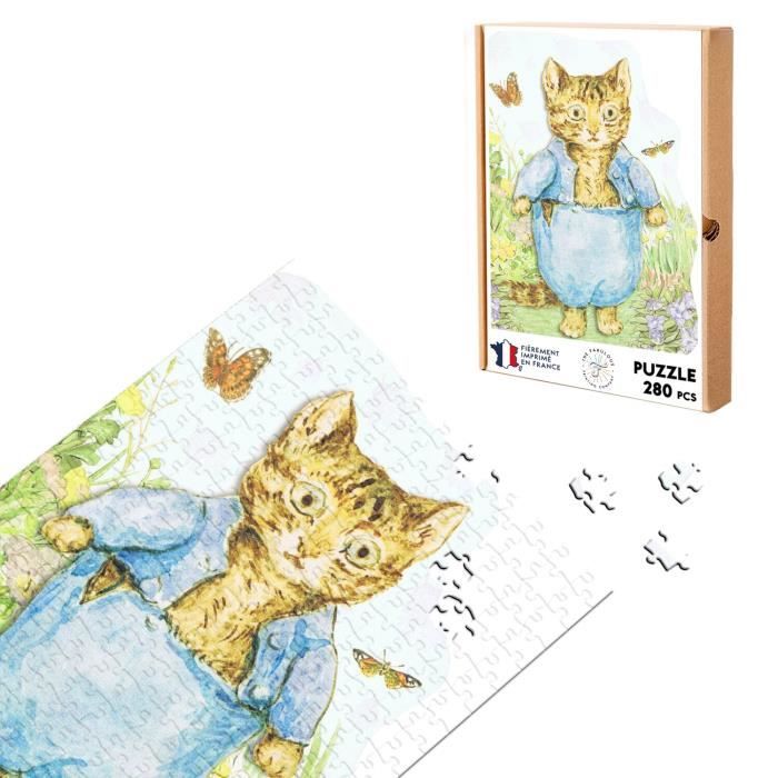 Puzzle Classique 280 pièces Tom Kitten Tom Chaton Illustration Enfant ...