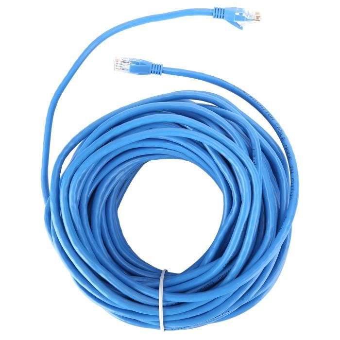 Câble Ethernet - GOTOTOP - RJ45 - 20m - Cuivre Sans Oxygène - Haute ...