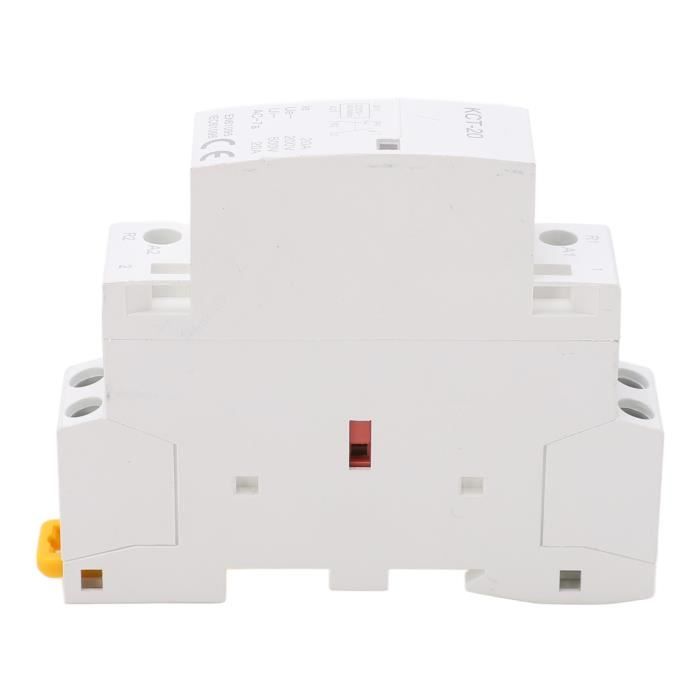 GOTOTOP Contacteur AC 2P 2P AC Contacteur 20A Bon Contact Montage sur ...