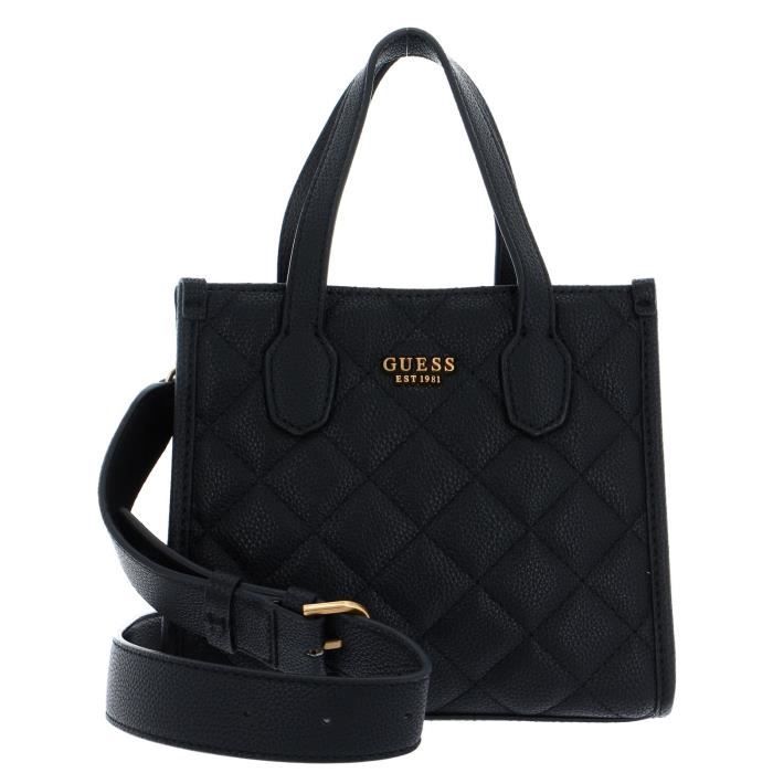 GUESS Silvana Two Compartment Mini Tote Black [217410] - sac à main sac ...