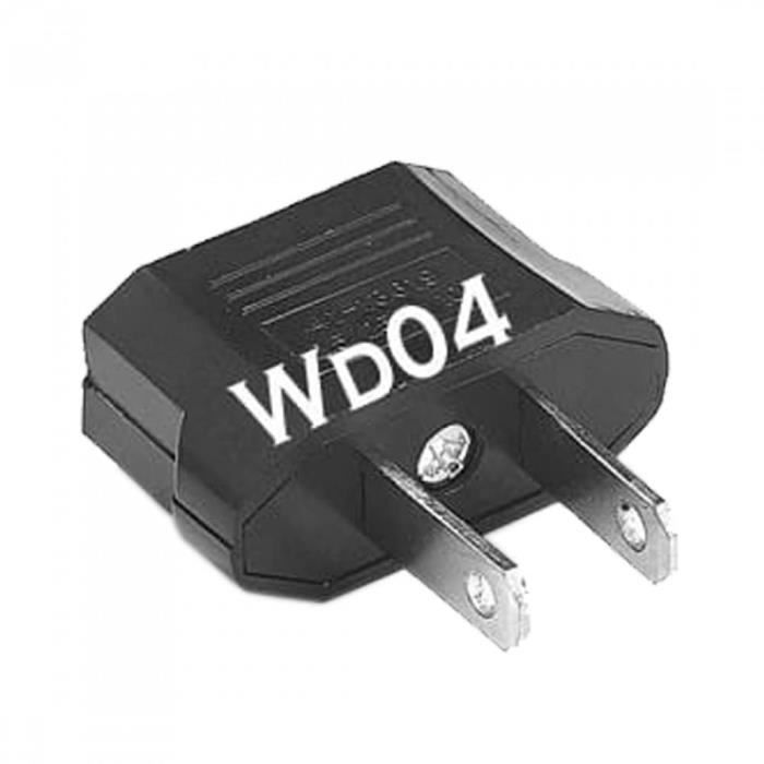 Adaptateur secteur de voyage WD04 France Europe vers Chine ou USA