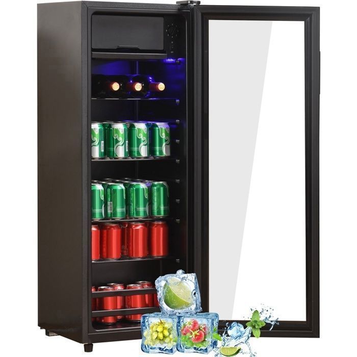 Mini Frigo pour chambre avec congelateur - LANGTU - Portable - 51 ...