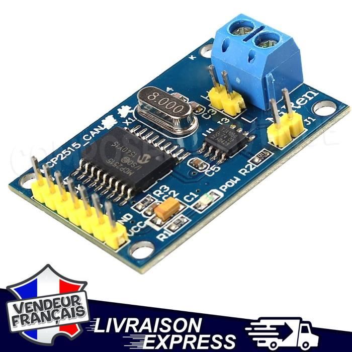MODULE CAN BUS RECEIVER MCP2515 TJA1050 TRANSCEIVER SPI 5V ARDUINO ...