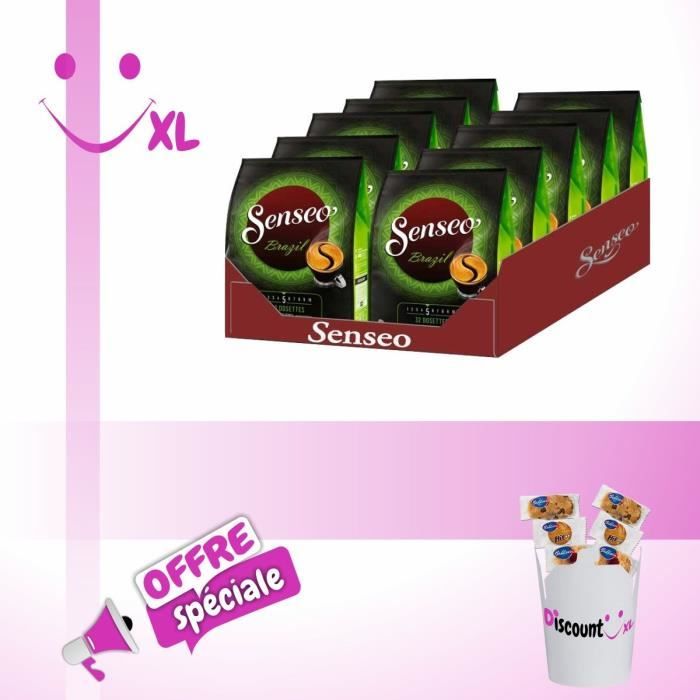 Dosette Senseo Brazil 10 paquets de 32 dosettes + Bahlsen biscuits 15 x ...