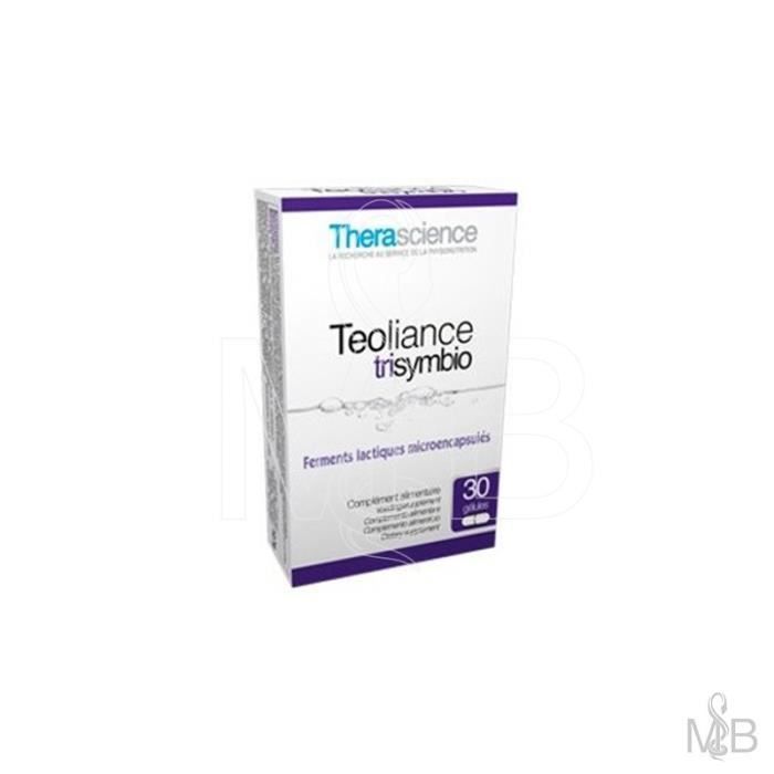 Therascience - Teoliance Trisymbio - 30 Gélules - Cdiscount Santé ...