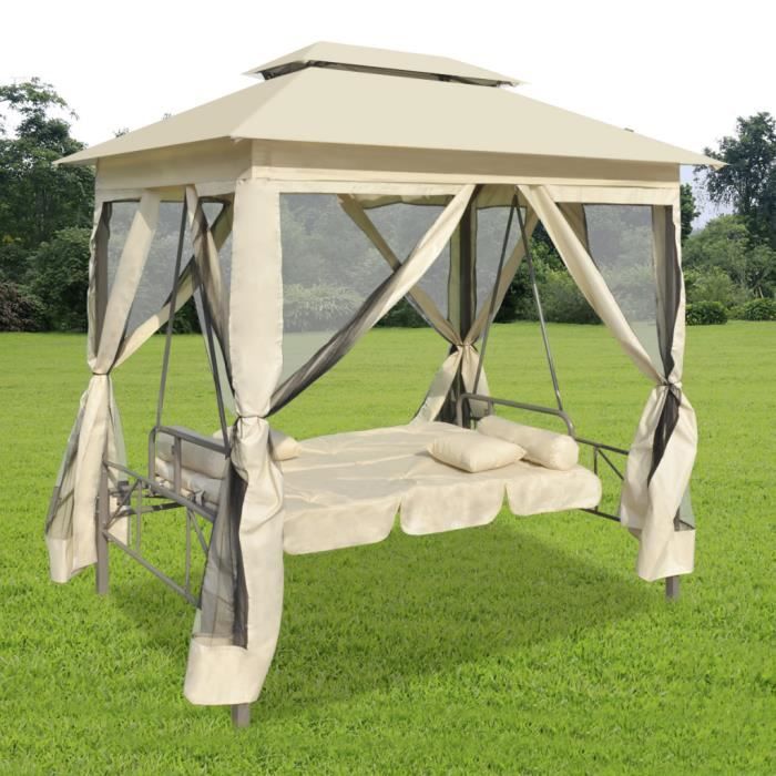 Balancelle Luxueuse et transformer en Lit avec 4 oreillers pour ...