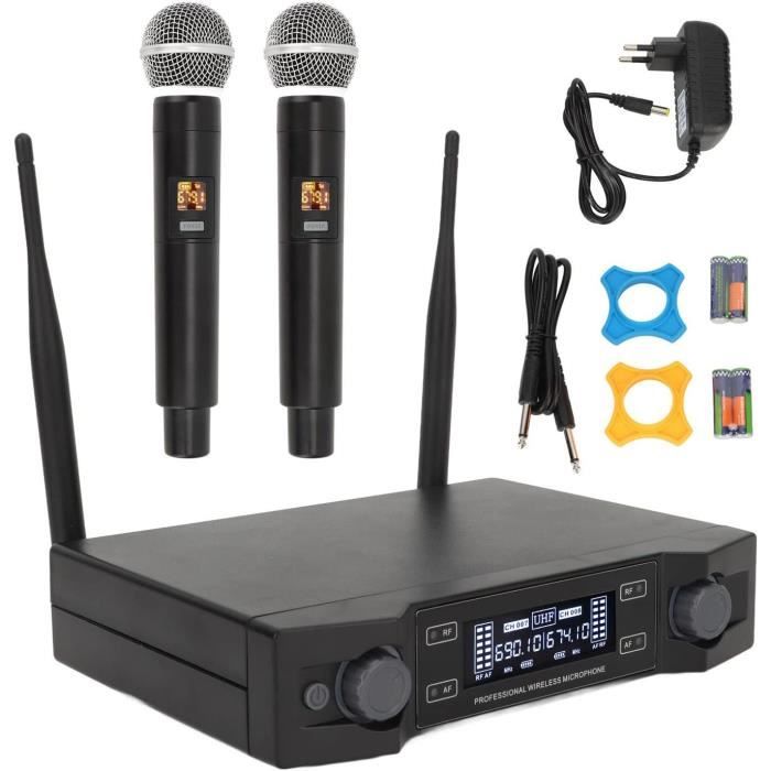 Microphone À Main, Rappel De Batterie Microphone Dynamique Sans Fil ...