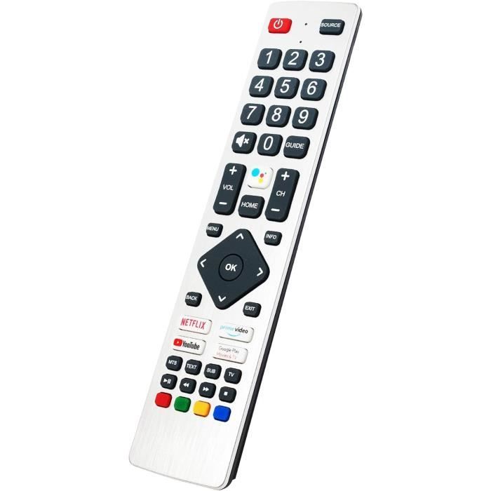 Télécommande Vocale De Rechange Pour Tv Android Sharp 4K Uhd 24Bi2Ea ...