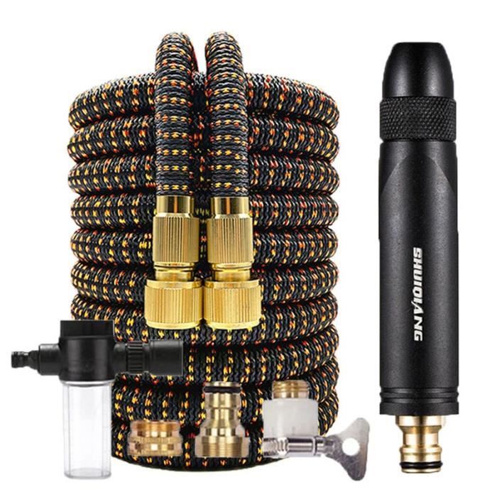 TUYAU - BUSE - ACCESSOIRE DE BUSE,hose and Foam Pot 5-1-2 ''-25FT--Tuyau'arrosage à haute ...