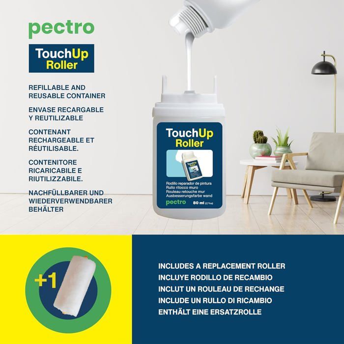 Kit de Retouche Murale - PECTRO - Peinture Blanche - Anti Humidité ...