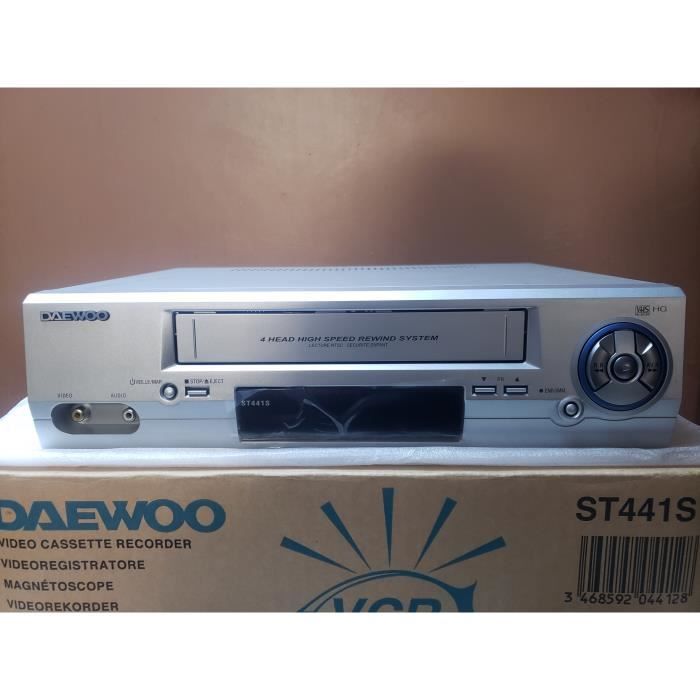MAGNETOSCOPE DAEWOO ST441S LECTEUR ENREGISTREUR CASSETTE K7 VIDEO VHS VCR NEUF - Cdiscount TV ...