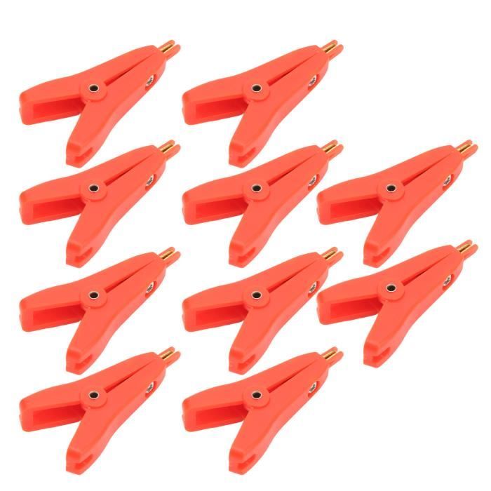 Tbest Positive Negative Test Clamp, Portable Safe ABS Sheath 25mm ...