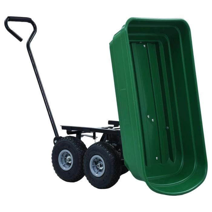 Chariot à main de jardin - chariots de manutention - 300 kg 75 L 93 x ...