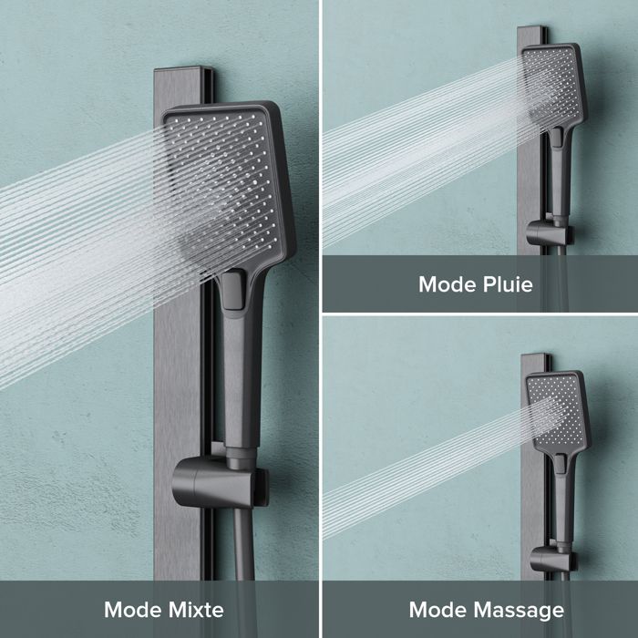 Doporro Système de Douche avec Douchettes Douche à Main Pommeau de ...